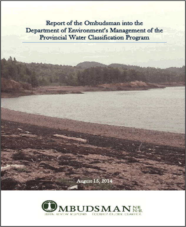 Media responses to Ombudsman Report on failure of Province’s water ...