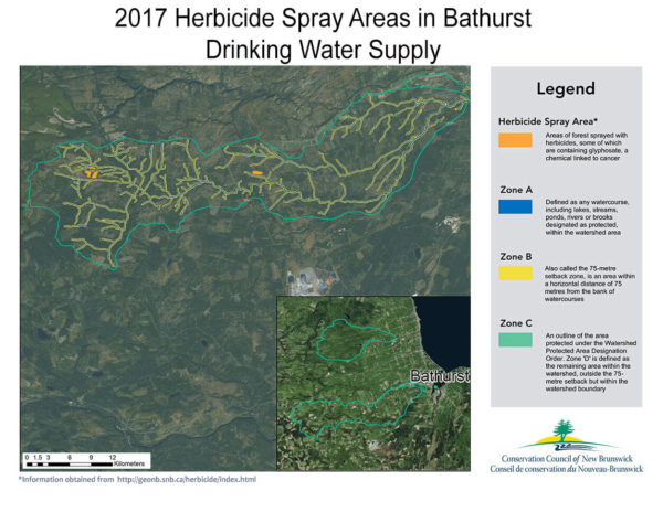 Herbicide spraying within municipal drinking water supply areas - CCNB